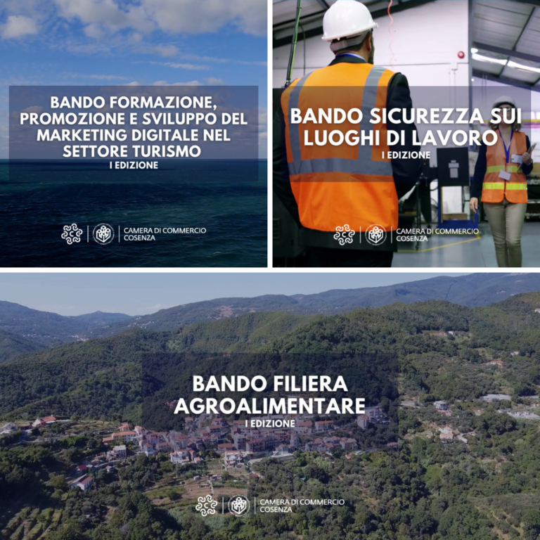 Cosenza, al via i bandi della Camera di Commercio