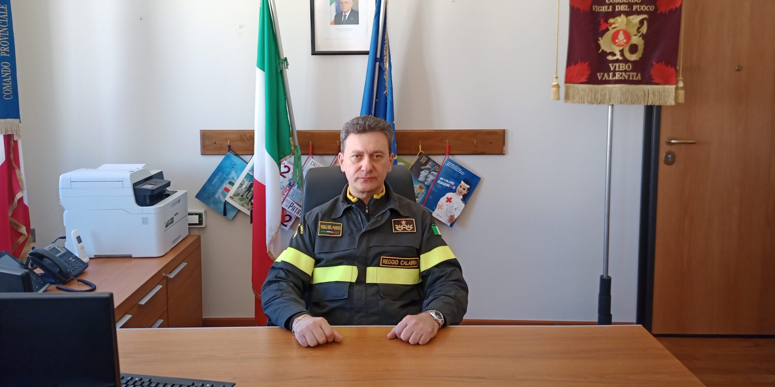 Vibo Valentia, Antonino Casella è il nuovo comandante provinciale dei Vigili del Fuoco