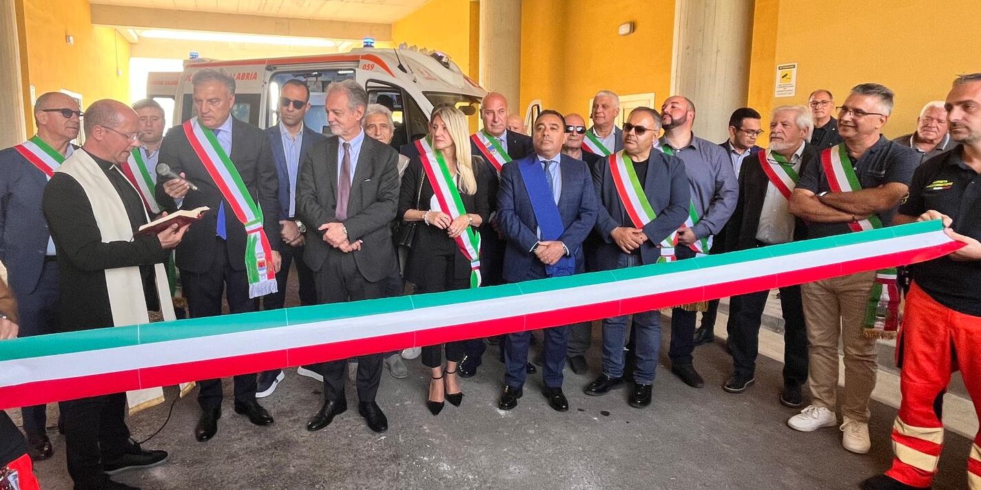 Rocca di Neto, inaugurata la Postazione d'Emergenza Territoriale Pet 118