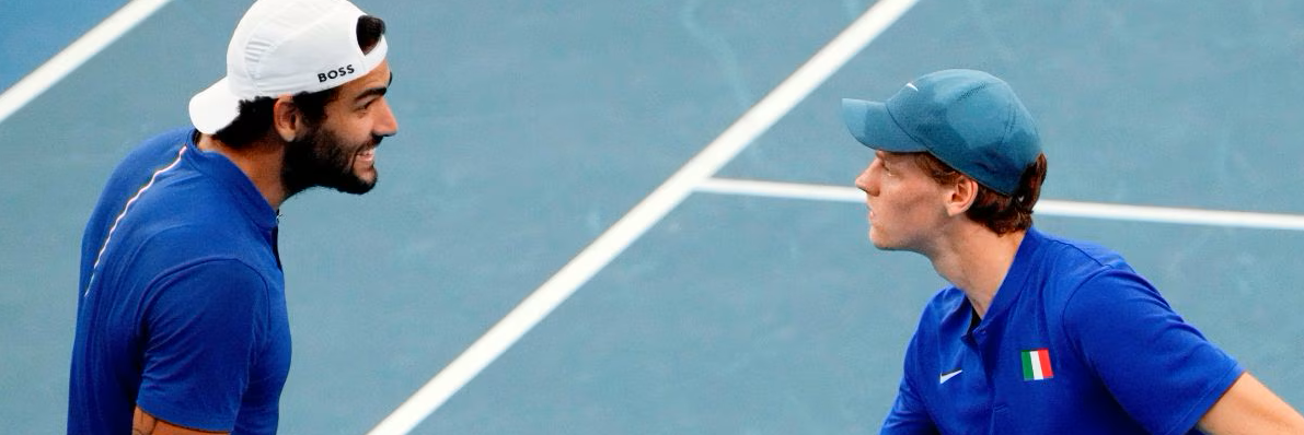 Coppa Davis, Sinner e Berrettini portano l’Italia in semifinale