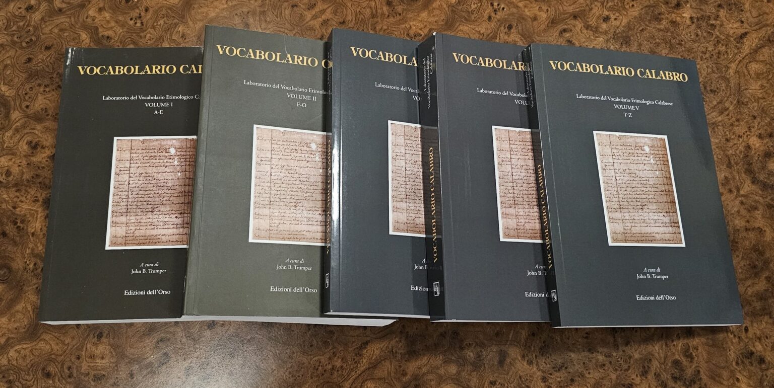 Il Vocabolario Calabro di John Trumper e la possibilità di rinascita ...