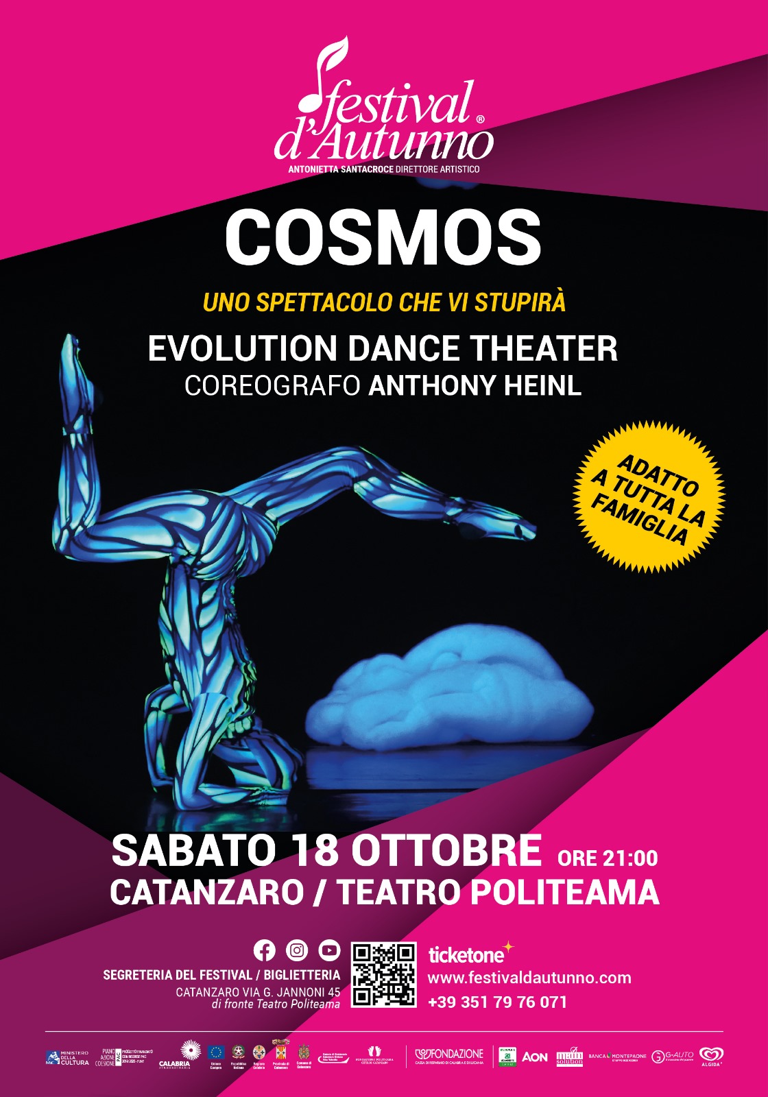 Danza, pop e melodramma: la magia del Festival d'Autunno