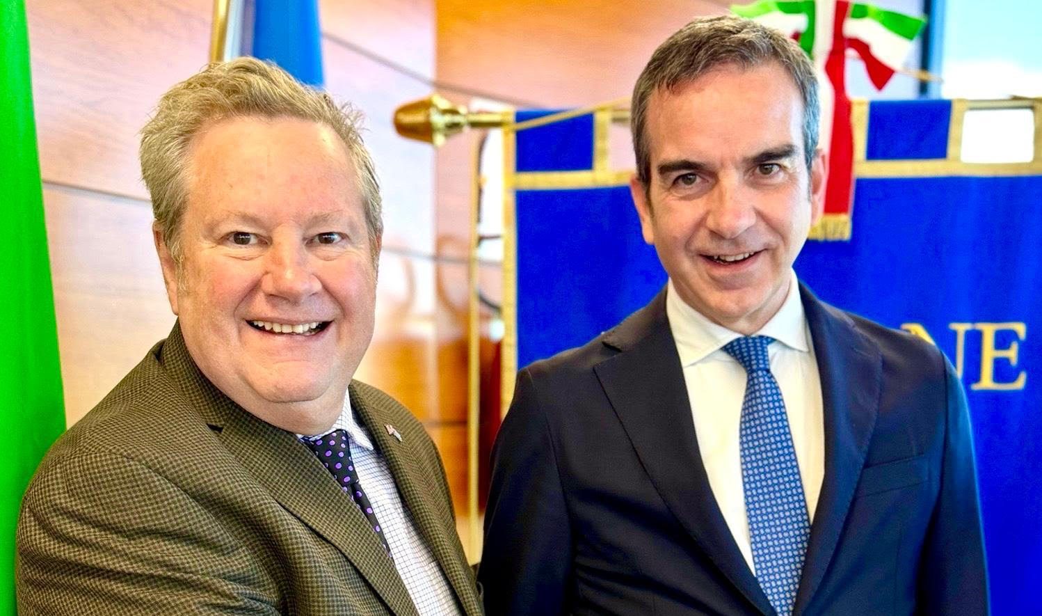 Occhiuto incontra l'ambasciatore Hammer: focus sulla missione dei ...