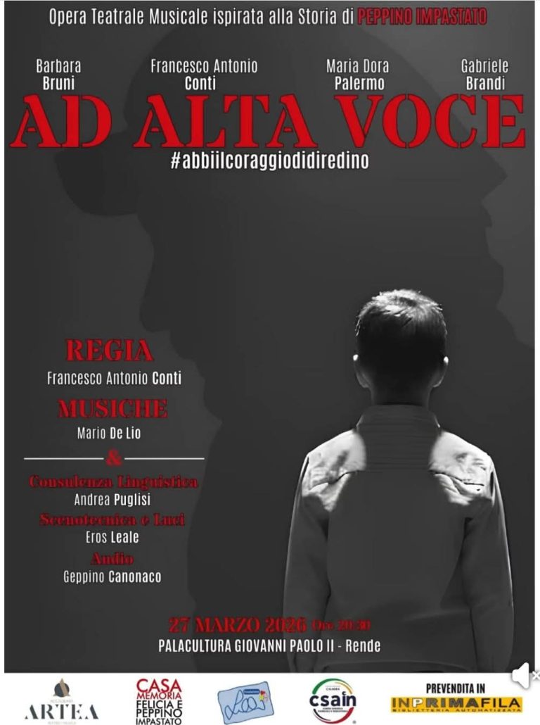 Teatro, a Rende la prima nazionale di "Ad alta voce": l'attualità di ...