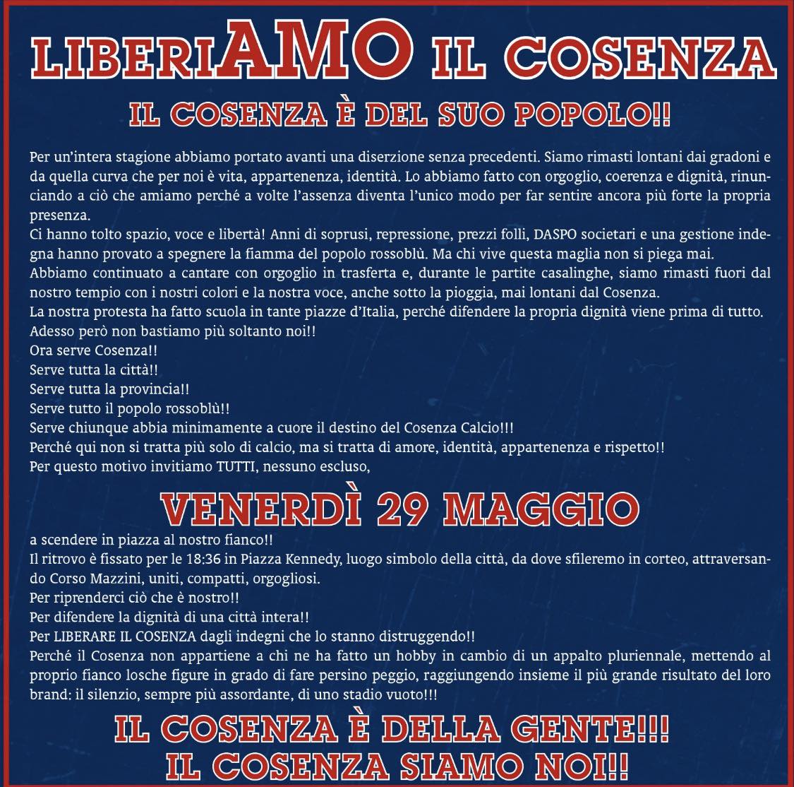 Cosenza calcio, le stagioni delle trattative eterne e delle scadenze ...